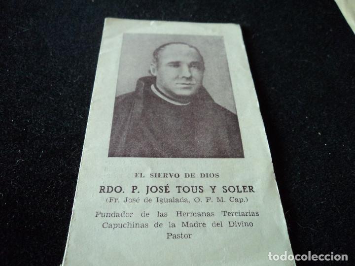 triptico biografico del rdo. p. jose tous y sol - Comprar Postales ...