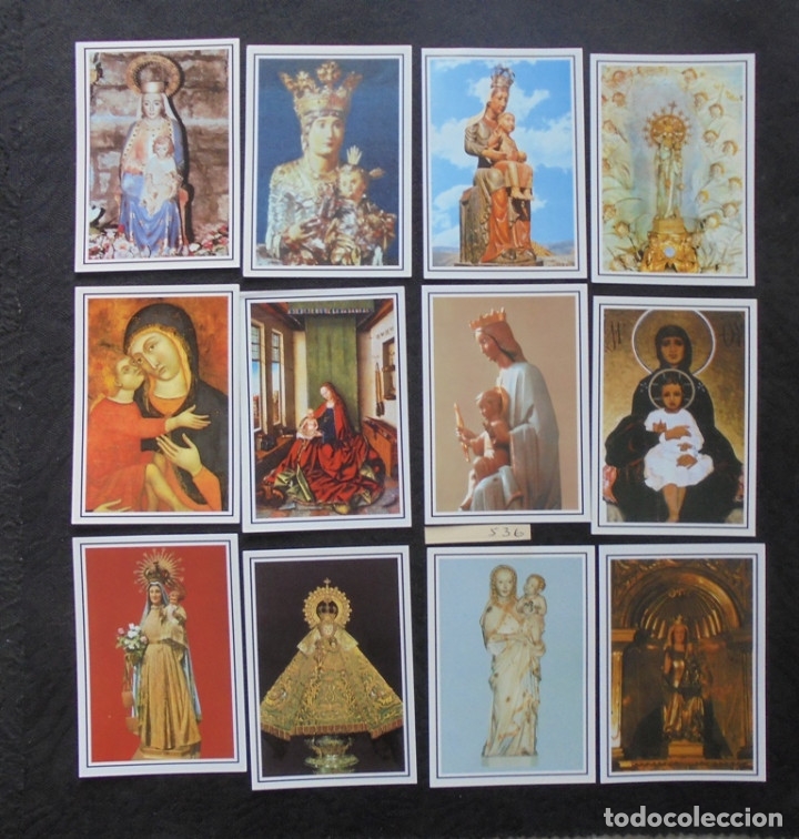 lote 12 estampas religiosas santas - Comprar Postales religiosas y ...