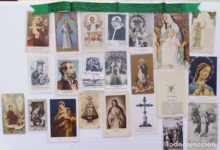 23 piezas entre estampas oraciones y santos mi - Comprar Postales ...