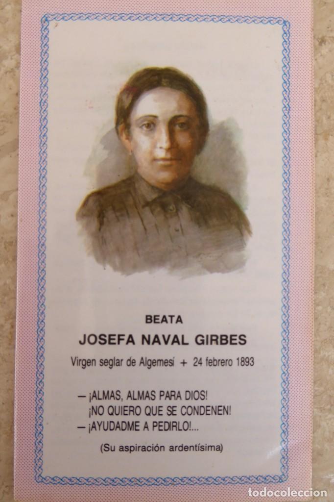 estampa diptico beata josefa naval girbes (en p - Buy Religious ...