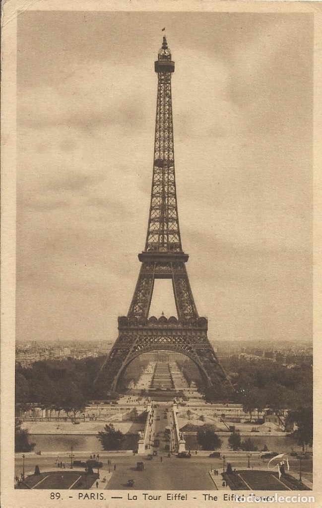 postal francia. paris. la tour eiffel. 89. 1939 - Comprar en ...