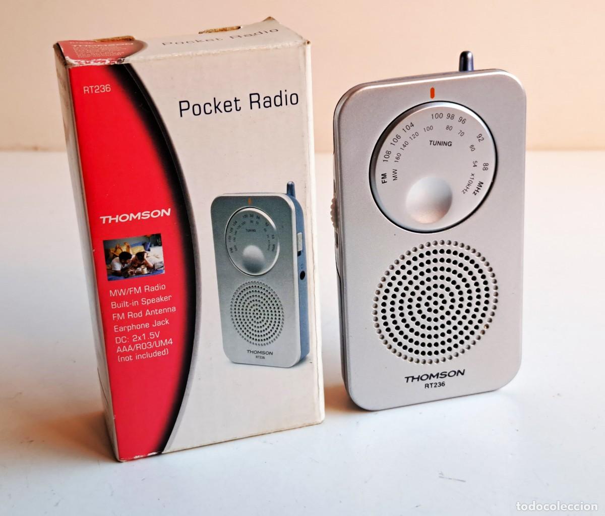 radio portatil thomson en su caja - 11.cm - Compra venta en todocoleccion
