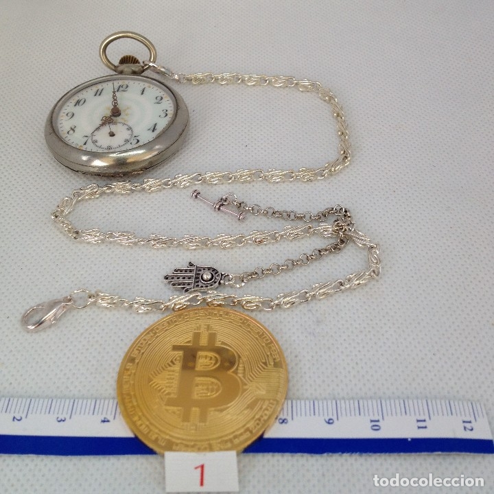 leontina plata o plateada para reloj de bolsill - Comprar Relojes ...