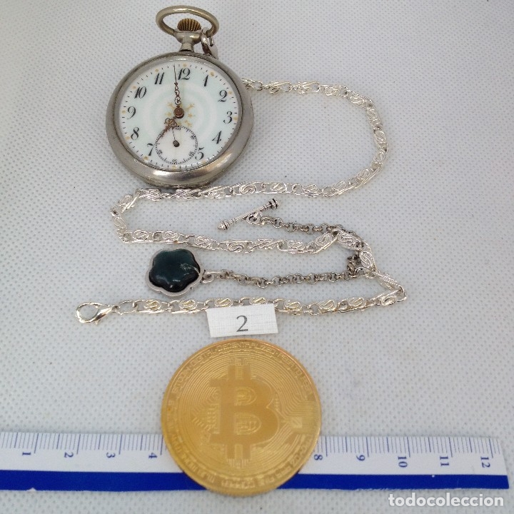 leontina plata o plateada para reloj de bolsill - Comprar Relojes ...