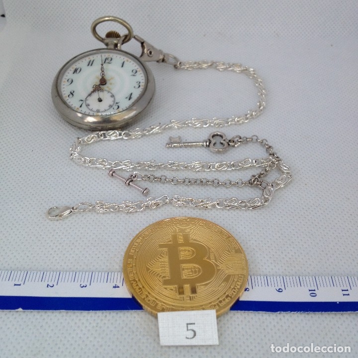 leontina plata o plateada para reloj de bolsill - Comprar Relojes ...