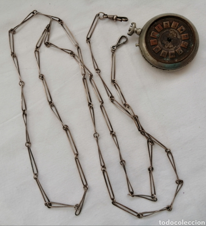 antigua leontina y reloj de cuerda. - Comprar Relojes antiguos de ...