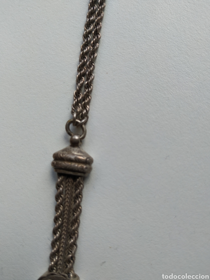 leontina en plata siglo xix - Comprar Relojes antiguos de bolsillo en ...