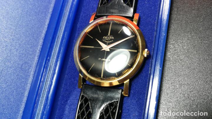 bellisimo reloj enicar ultrasonic, esfera negra - Comprar Relojes ...