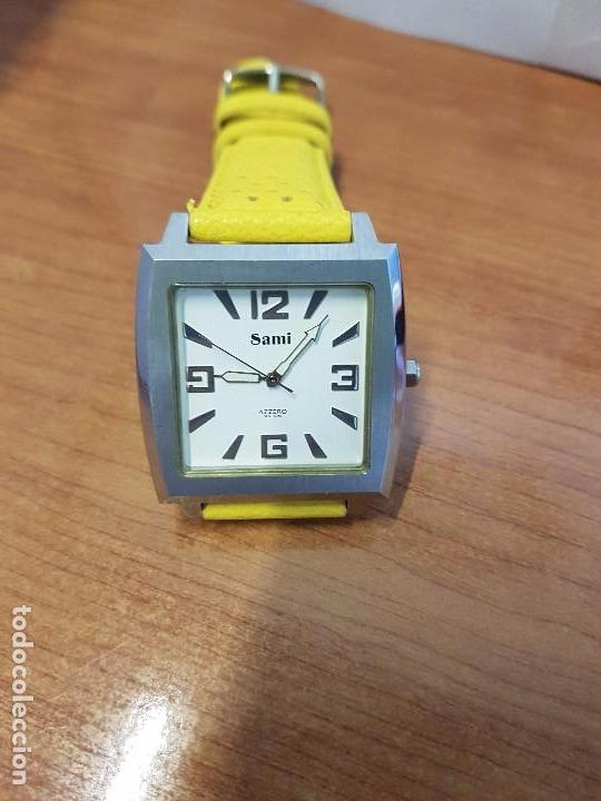 reloj de caballero cuadrado cuarzo marca sami d - Comprar Relojes otras ...