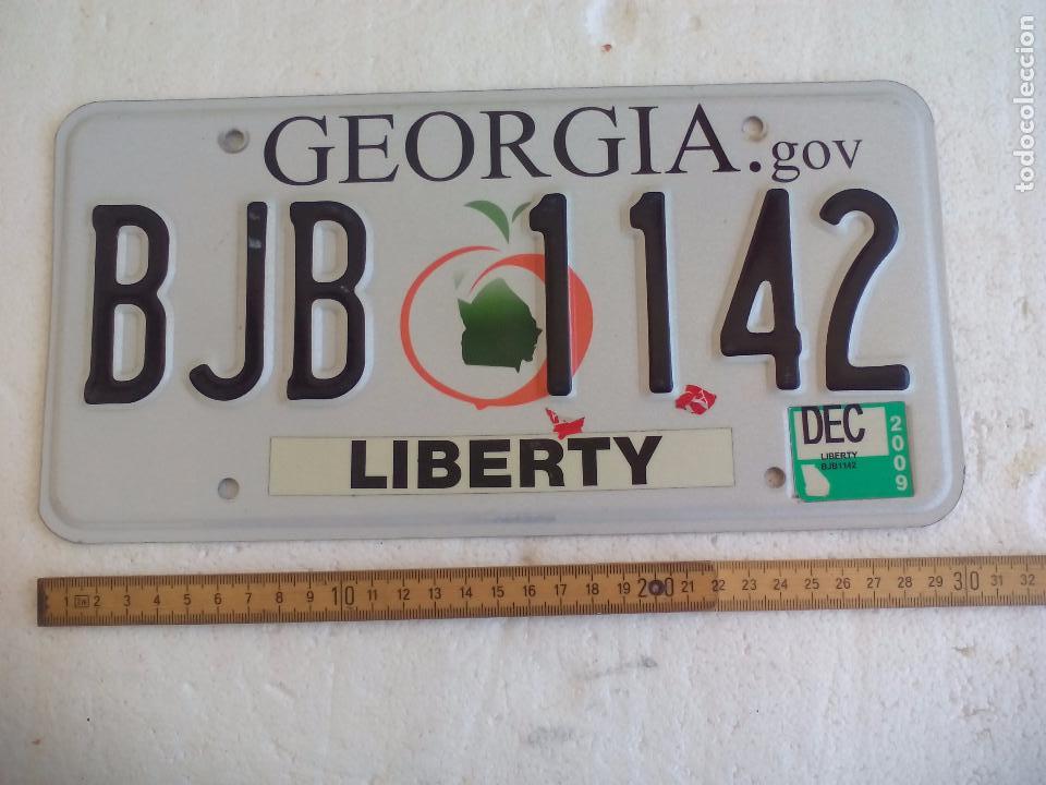 placa de matricula de coche de georgia. liberty - Comprar Repuestos y ...