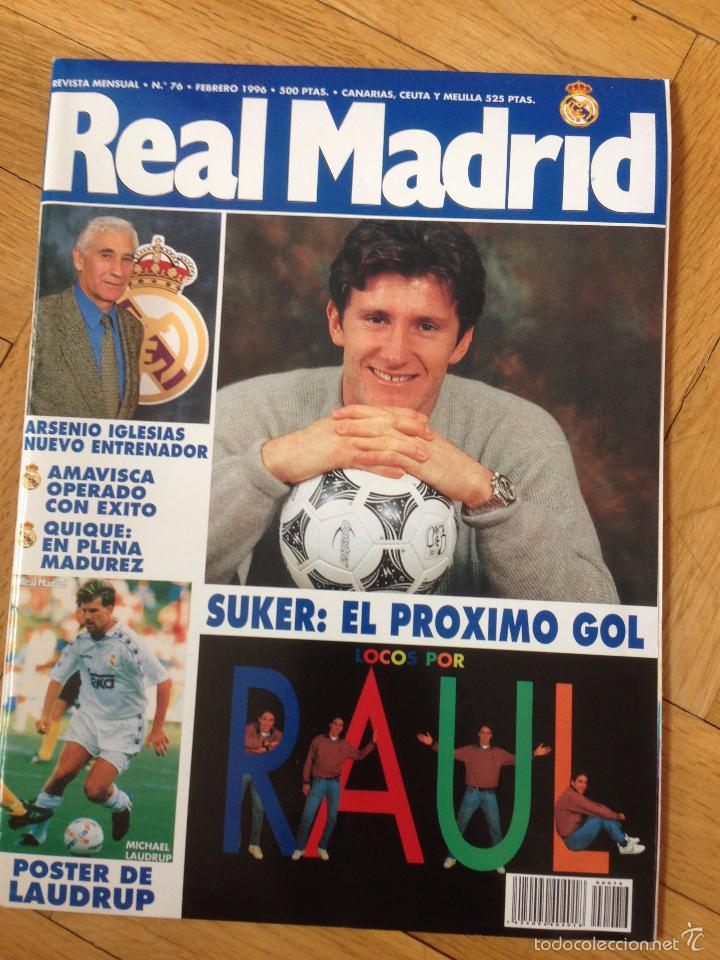 revista real madrid # 76 numero 76 poster micha - Comprar Revistas y ...