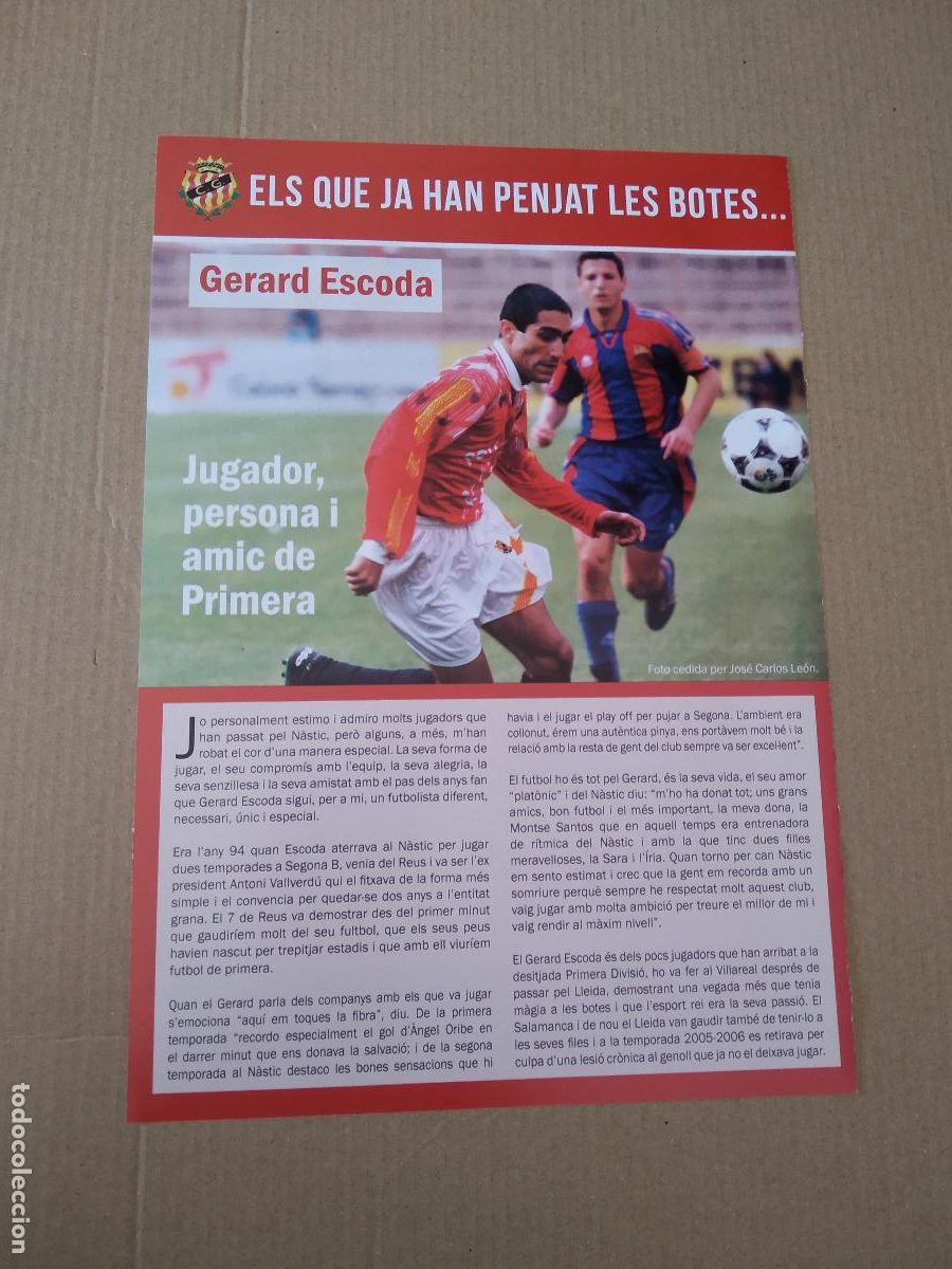 hoja revista nastic de tarragona tipo reportaje - Compra venta en ...