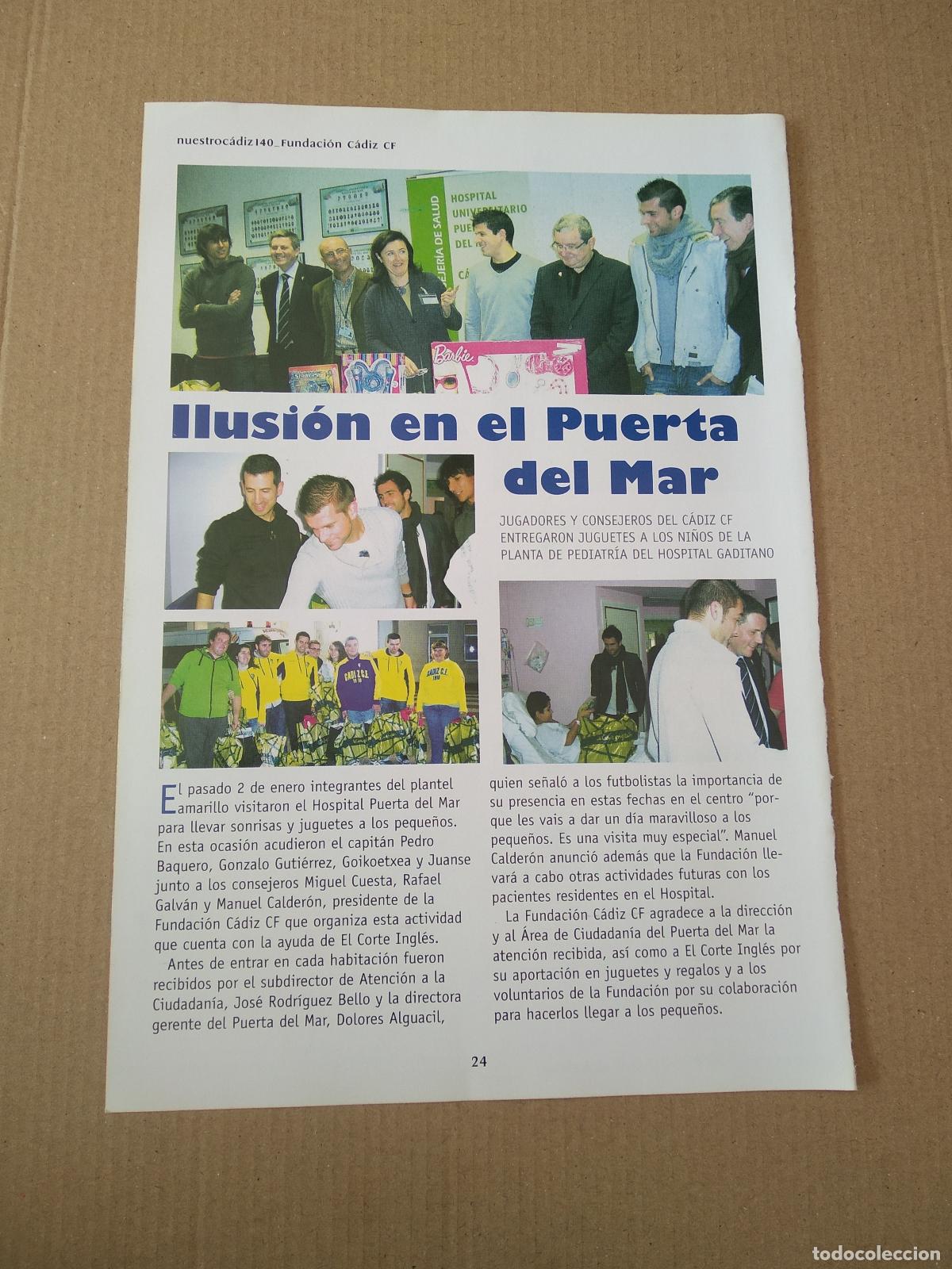 hoja revista cadiz ilusion en el puerta del mar - Compra venta en ...