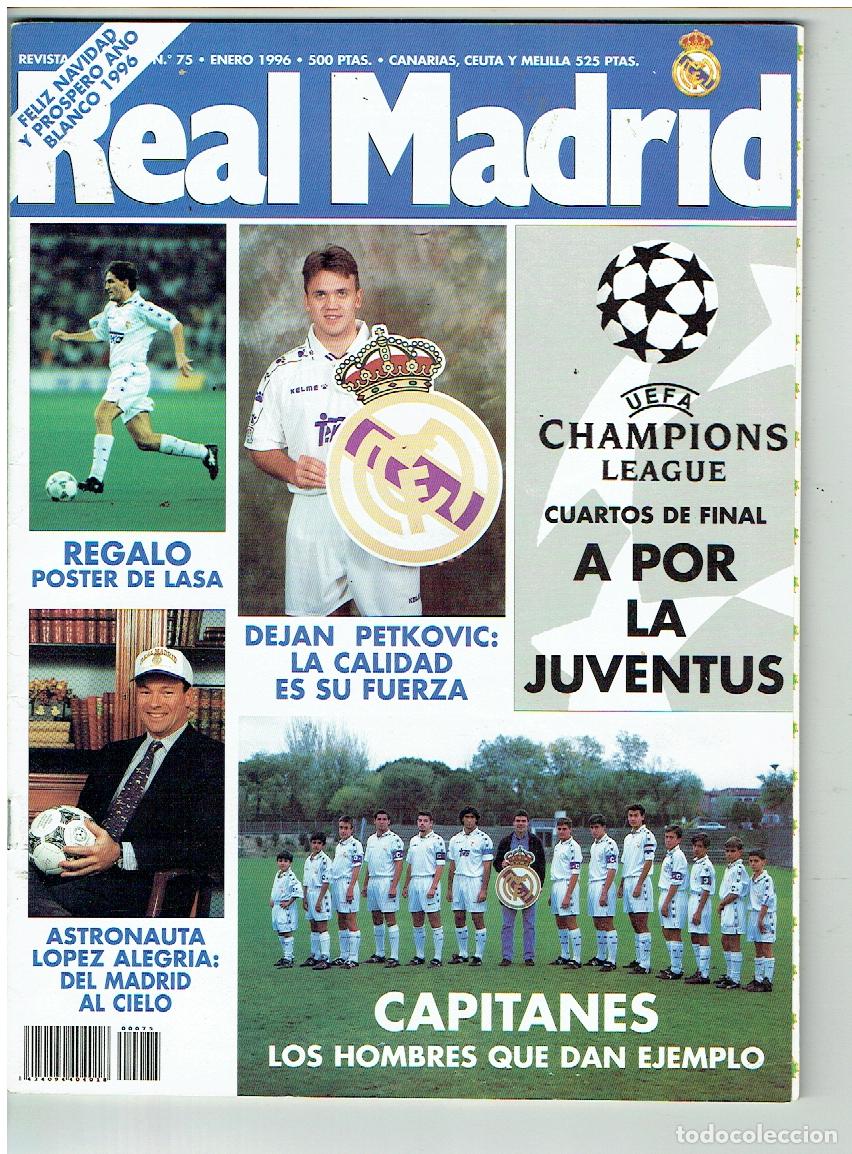 revista real madrid. nº 75. poster: lasa. enero - Compra venta en ...