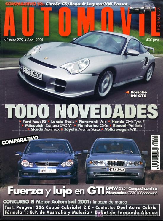 revista automovil. nº 279. abril 2001. como nue - Comprar Revistas ...