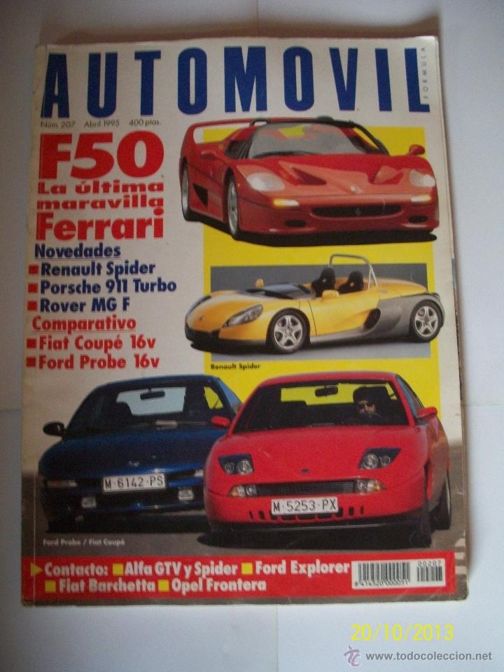 revista automovil nº207 año 1995 ferrari f50 po - Comprar Revistas ...