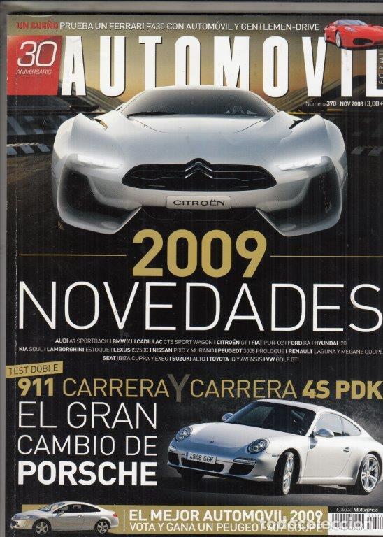revista automovil nº 370 año 2008. pru: porsche - Comprar Revistas ...