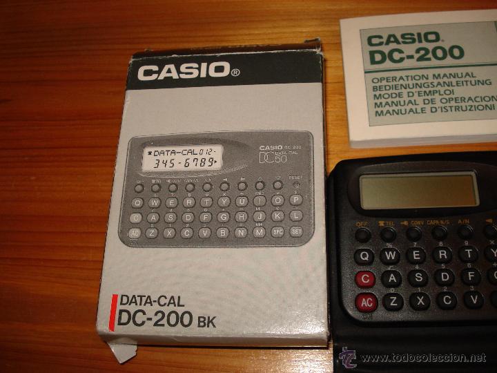 calculadora agenda casio data-cal dc-200 bk con - Comprar Artículos de ...
