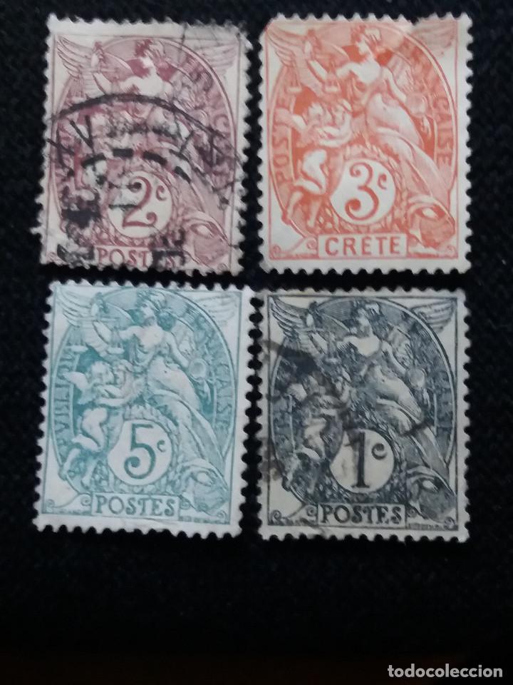 4 sellos poste republica frances, 1-2-3-5-cent. - Comprar Sellos ...