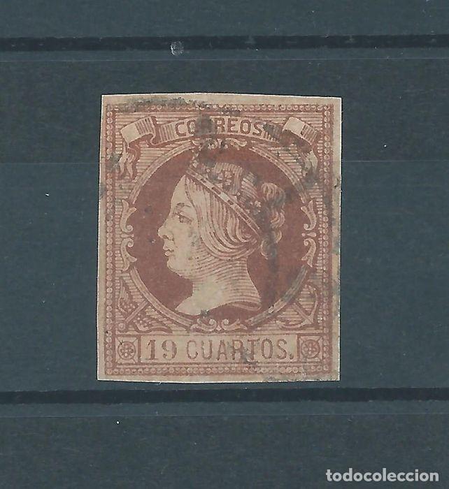 españa 1860 - sello 19 cuartos reales de isabel - Comprar Sellos usados ...