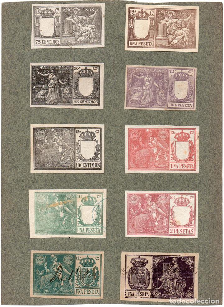 num022 lote de 10 sellos fiscales. españa. de 1 - Comprar Otro Material ...