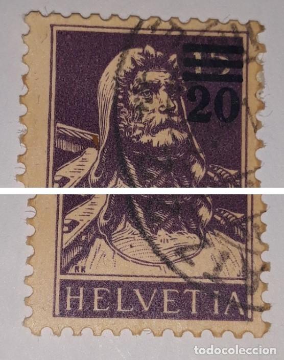 sello suiza helvetia. nº183 b. violeta fouce (b - Comprar Sellos ...