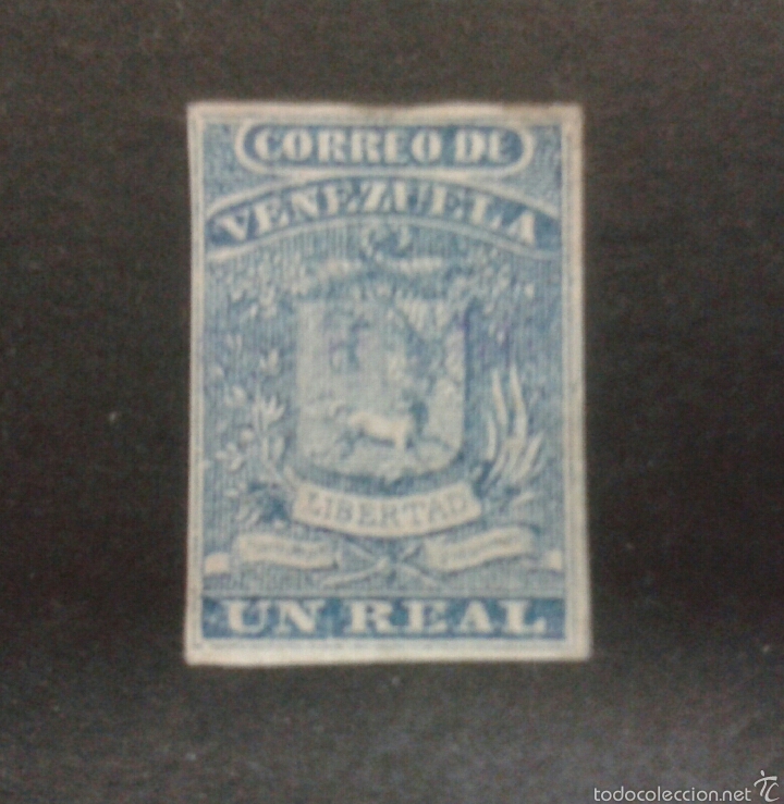 sello de venezuela. yvert 2. azul. sello sin go - Comprar Sellos ...