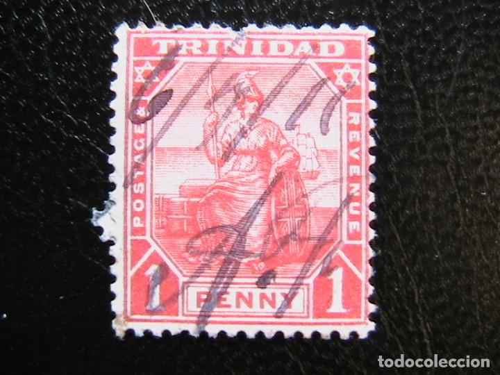 sello postal trinidad 1 one penny - colonia bri - Comprar en ...