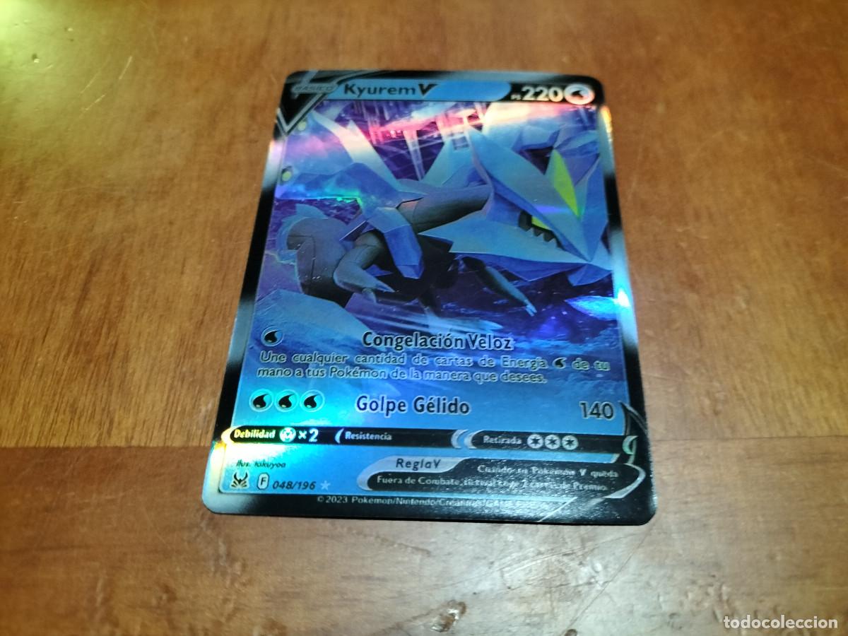 Tarjeta De Kyurem Kyurem V Ultra Rare 048/196 Pokémon Tcg (lost