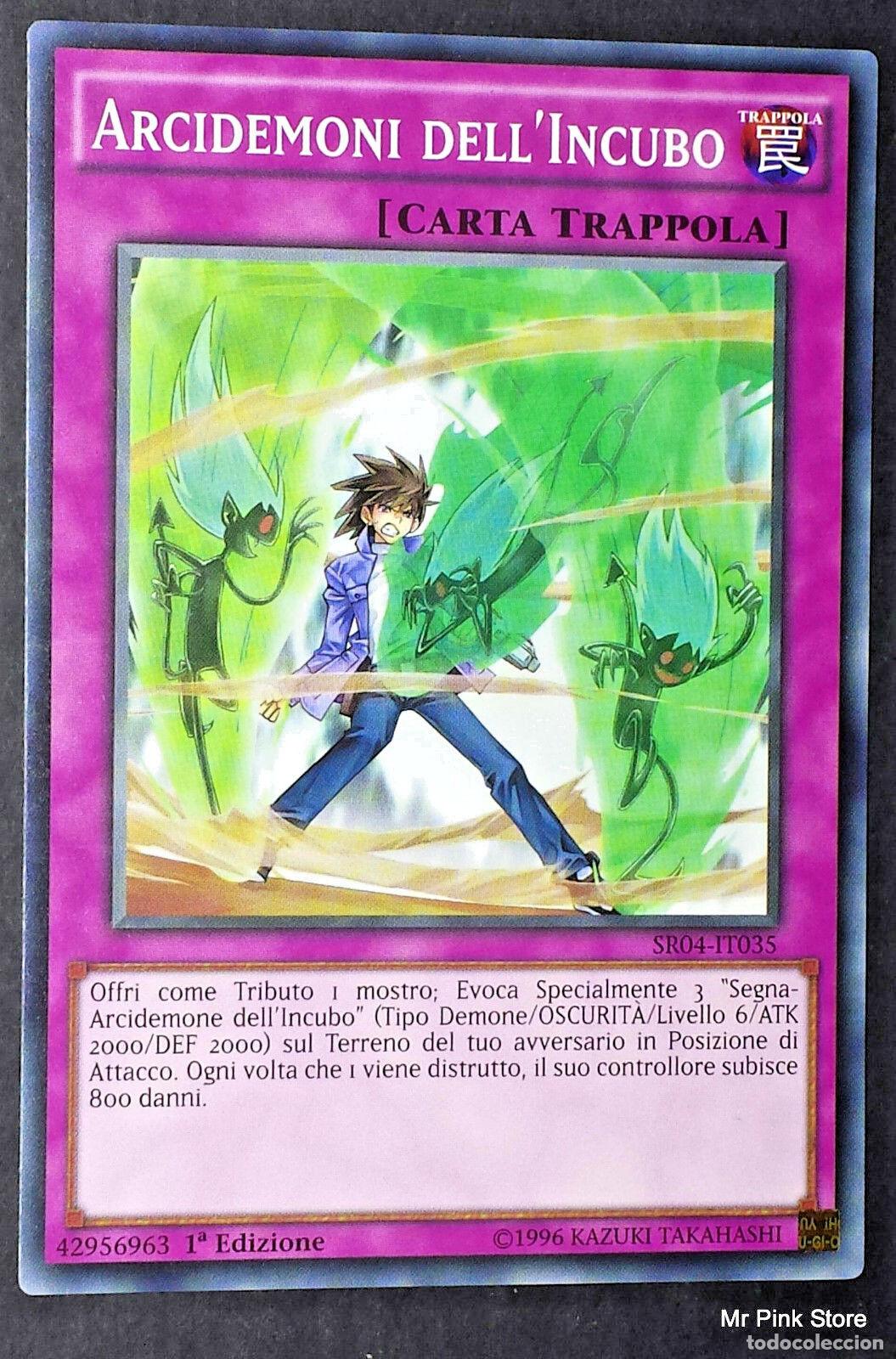 carta yugioh-arcidemoni dell'incubo-sr04-ita-ex - Compra venta en ...