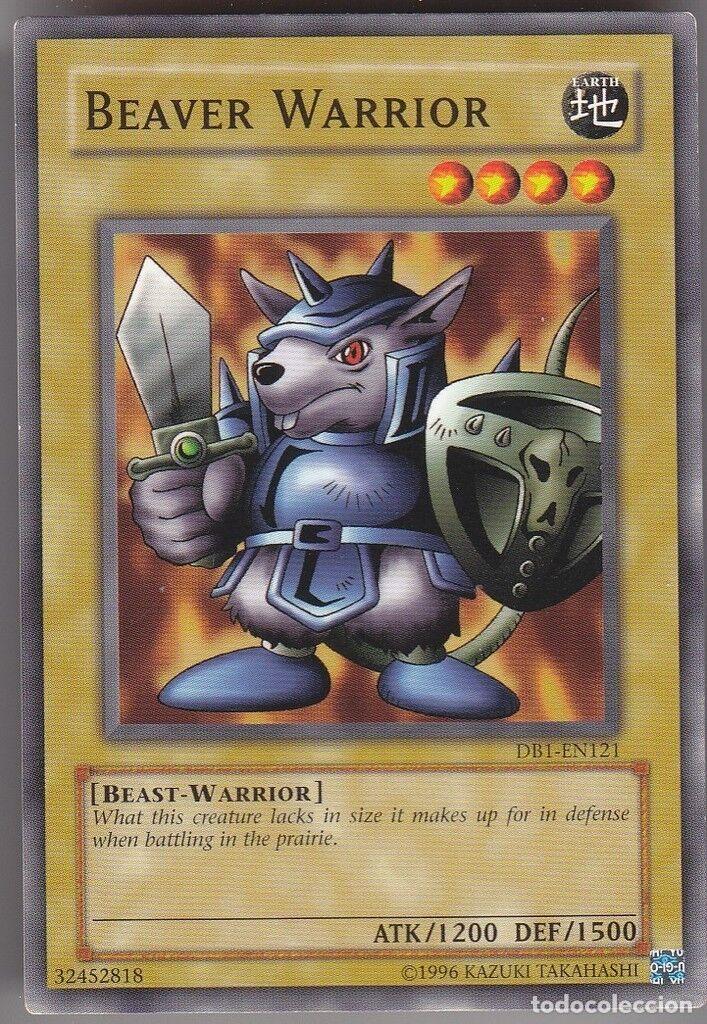 carta yugioh-beaver warrior-db1-en121-en-lp-com - Compra venta en ...