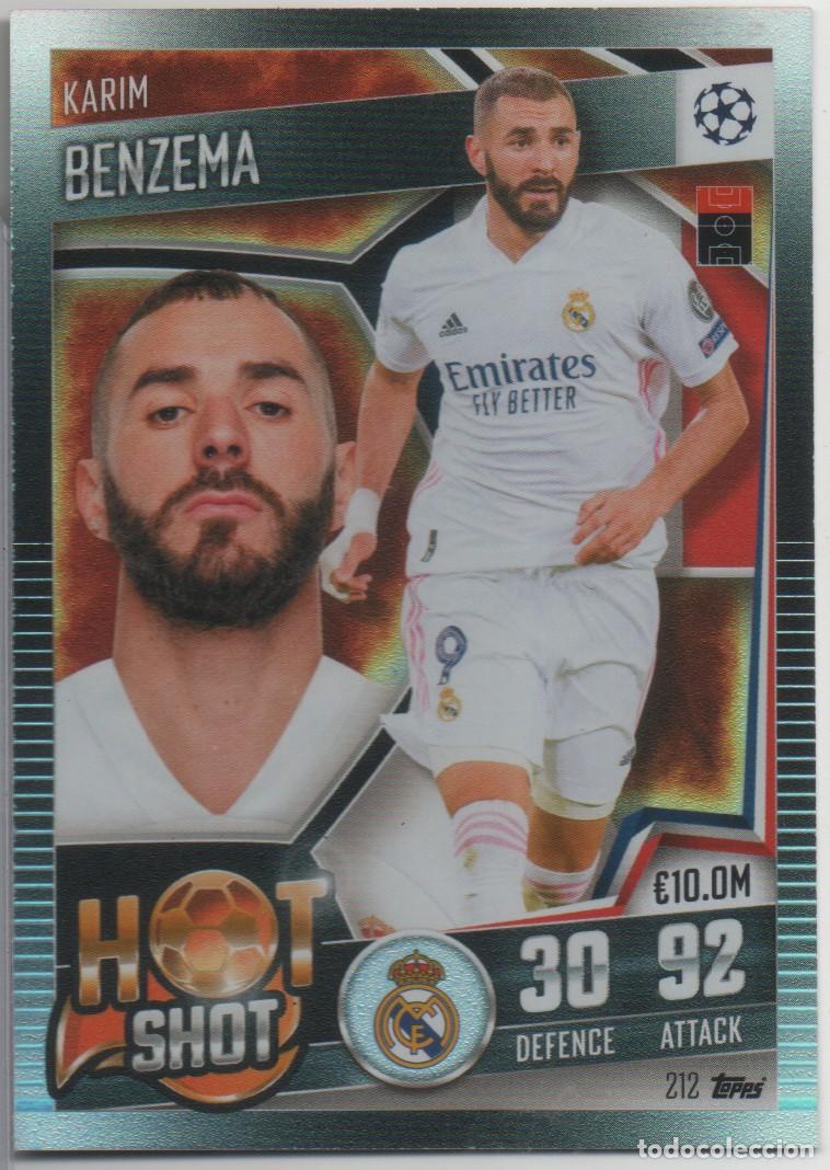 benzema (real madrid) hot shot match attax 101 - Compra venta en ...