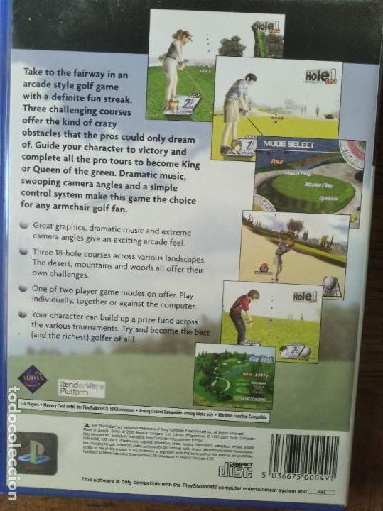 go go golf - playstation 2 ps2 - juego pal - fu - Comprar Videojuegos y ...