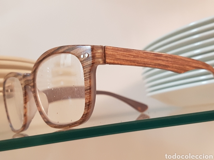 Gafas De Pasta Con Montura Imitación Madera Cr Comprar Complementos