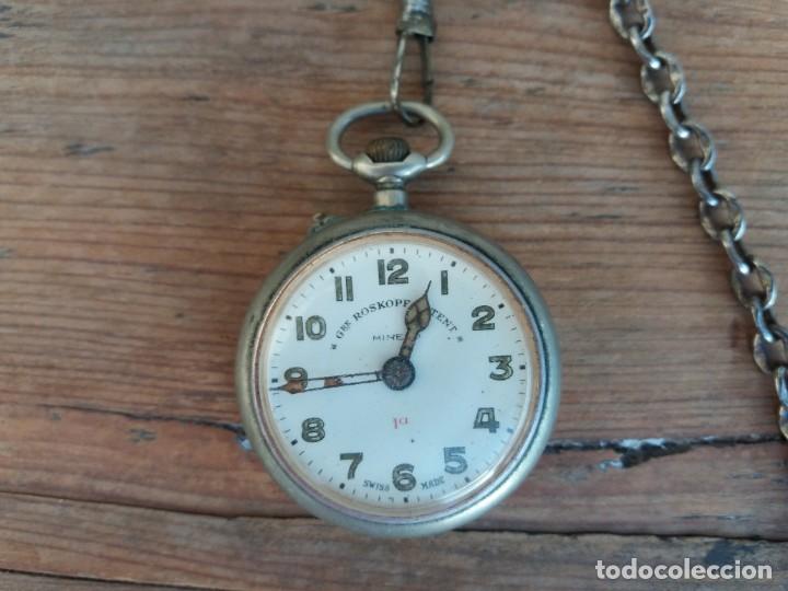reloj de bolsillo antiguo leontina roskopf pate - Comprar Relojes ...