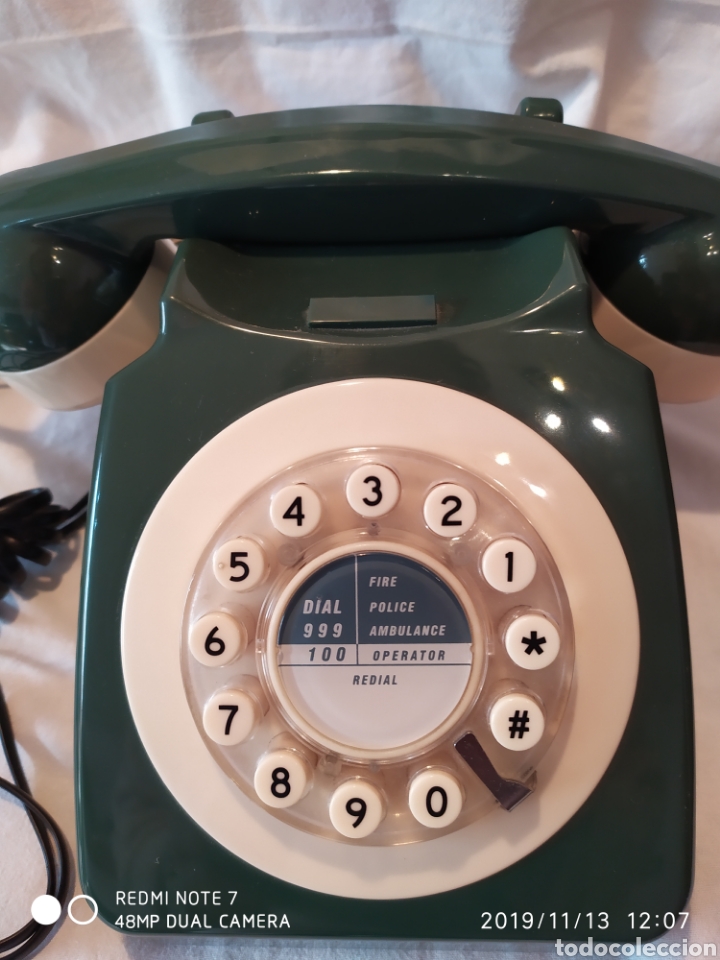 precioso teléfono clásico, estilo vintage, colo - Comprar en ...